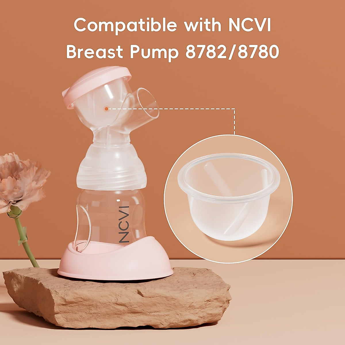 NCVI Replacement Diaphragm Compatible with 8782/8780, Breast Pump Accessories, BPA Free, 1 PC