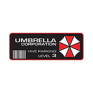 Umbrella Corporation Hive Parking Sticker Multicolor Decal Self Adhesive Zombie Bumper Sticker Vinyl Sticker Car Truck Decal 5"