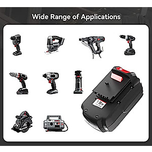 Moticett Upgraded to 3600mAh High Capacity Ni-Mh PC18B Replacement Battery Compatible with Porter Cable 18V Battery PCC489N PCMVC PCXMVC Cordless Tools