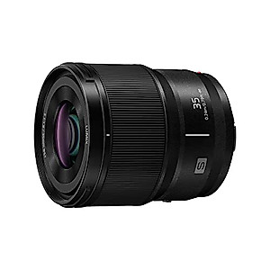 Panasonic LUMIX S Series Camera Lens, 35mm F1.8 L-Mount Interchangeable Lens for Mirrorless Full Frame Digital Cameras, S-S35