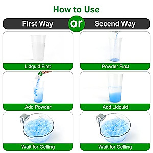 Siewl 25Pack Poo Powder for Portable Toilet, Camping Toilet Chemicals Degradable Absorbent Gel, Porta Potty Composting RV Toilet Liquid Waste Gel for Outdoor Camping Hiking