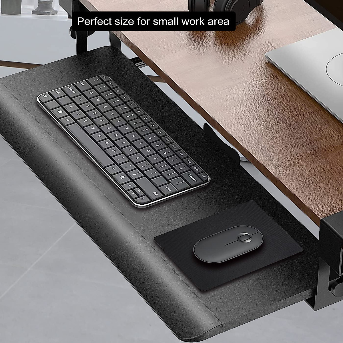 Cyanbone Small Mouse Pad 3 Pack, Mini Mouse Pads for Wireless Mouse and Laptop Computer, Portable Mousepad with Non-Slip Rubber Base & Waterproof Surface - Black -5.5 x 7 in