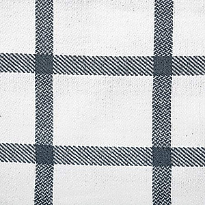 DII Assorted Woven, Kitchen Dishtowel Set, 18x28, Gray, 5 Piece