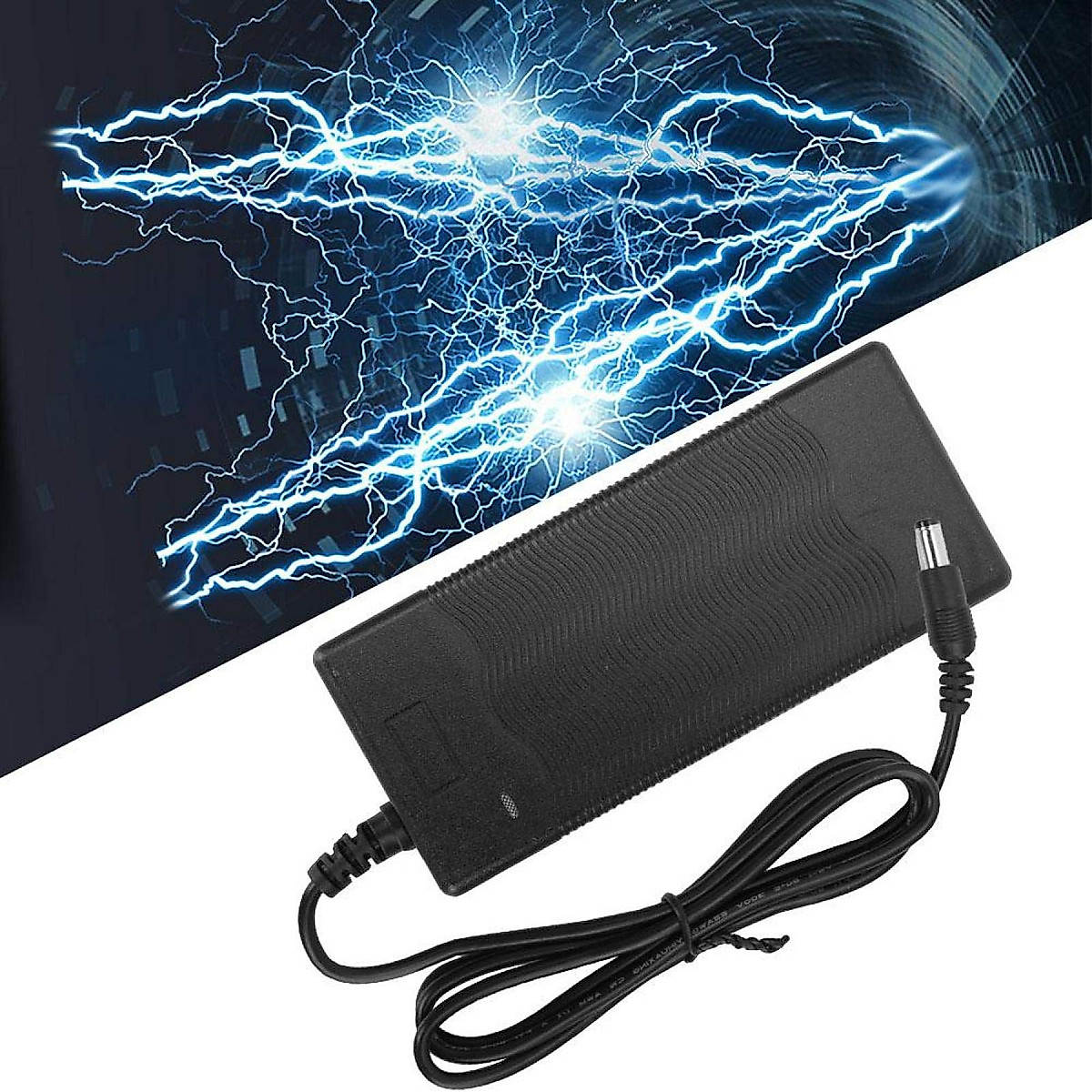 EVTSCAN 42V 2A Scooter Battery Charger Portable Reusable Charger Suitable for Electric Skateboard Vehicle(2A（US Standard）)