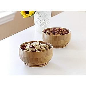 Avanchy Bamboo Baby Bowl + Baby Plate + 2 First Stage Spoons. Removable Suction Bottoms.