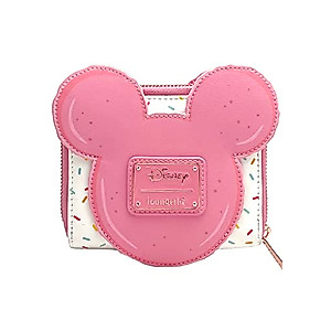 Loungefly X LASR Exclusive Disney Minnie Macaron Zip Wallet - Fashion Cosplay Disneybound Fantasia Cute Wallets