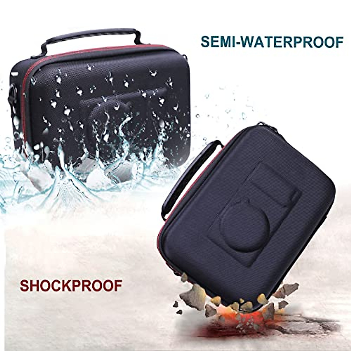 LTGEM EVA Hard Storage Case for SuperiorTek 4K Digital Vlogging Camera for YouTube Autofocus Camcorder for Photography 48MP Video Camera - Travel Protective Carrying Bag