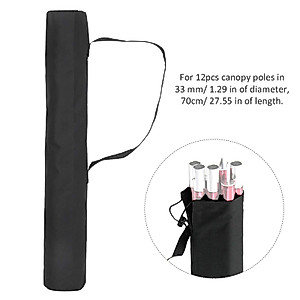 Keenso Camping Storage Bag,MultiFunction Outdoor Camping Organizer Pouch Canopy Pole Storage Bag Tent Accessories