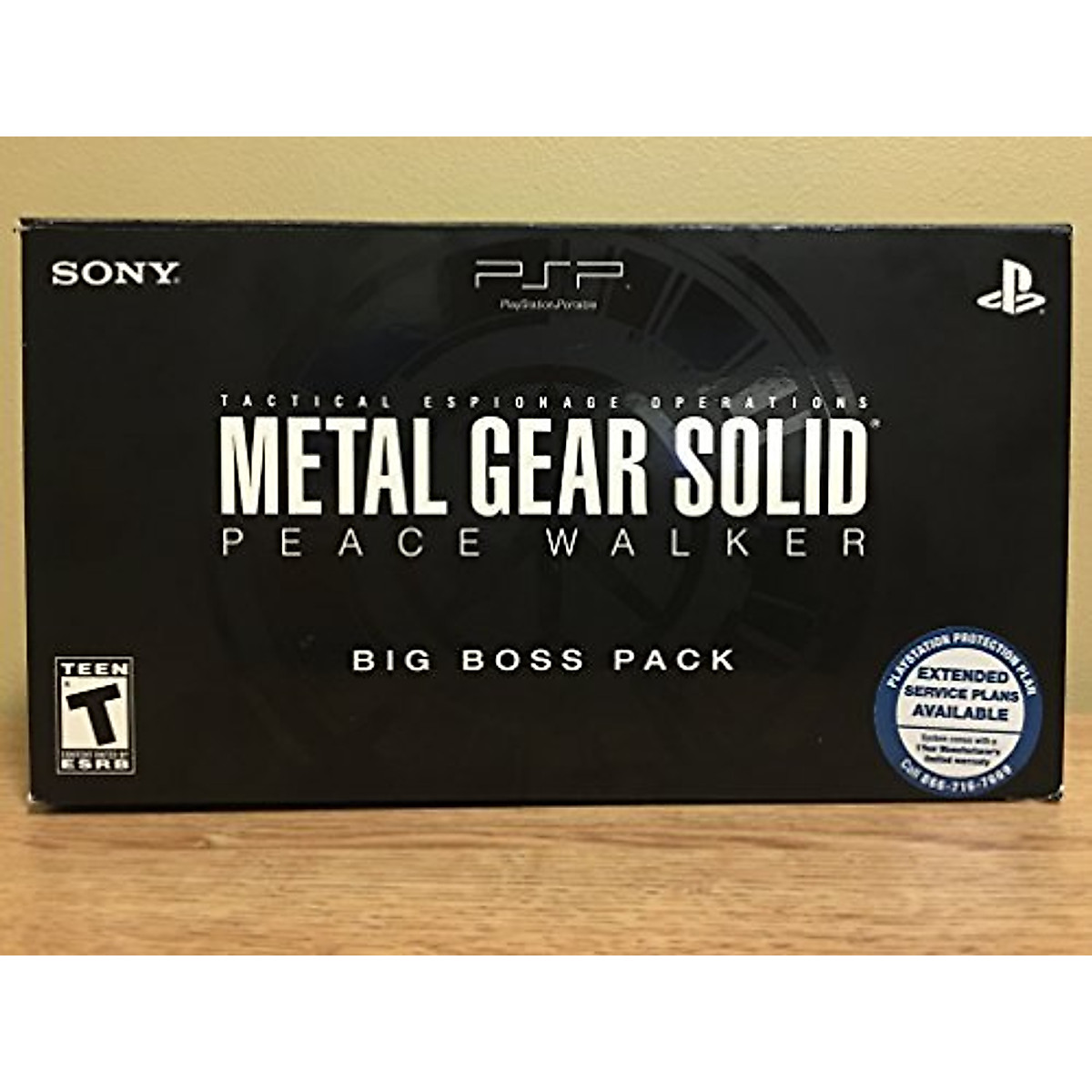 PlayStation Portable PSP-3000 Console Metal Gear Solid Peace Walker Big Boss Bundle Pack