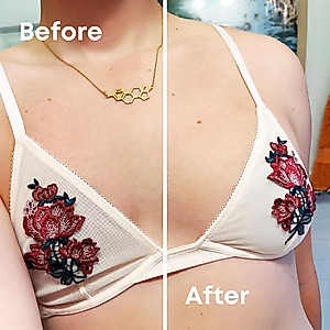 Unclockable Bra Buds - Implant-Grade Silicone Bra Inserts - Clear Gel Push-Up Pads - Affirming Design for Transgender, NB, Drag Queens, Crossdressing