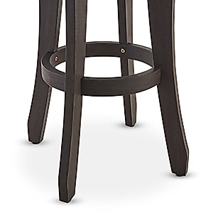 Christopher Knight Home Pike Outdoor Acacia Wood Barstools, 2-Pcs Set, Dark Grey Finish