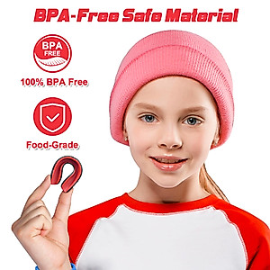 MENOLY Youth Mouth Guard - 5 Packs Football Mouth Guard, BPA Free Mouth Guard with Portable Case, Mouth Guard Sports for Boxing, Basketball, Lacrosse, MMA, Hockey, Wrestling, Soccer