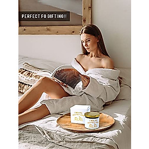 Lavender Crystal Candles, POSOWEL Lavender Soy Candle - I Wish You Lived Next Door - Best Friend, Friendship Gifts for Women, Mothers Day, Birthday Gifts for Friends Mom Wife