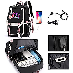 YX&ST Kpop ITZY Backpack Merchandise, ITZY Laptop Backpacks and Casual Backpack