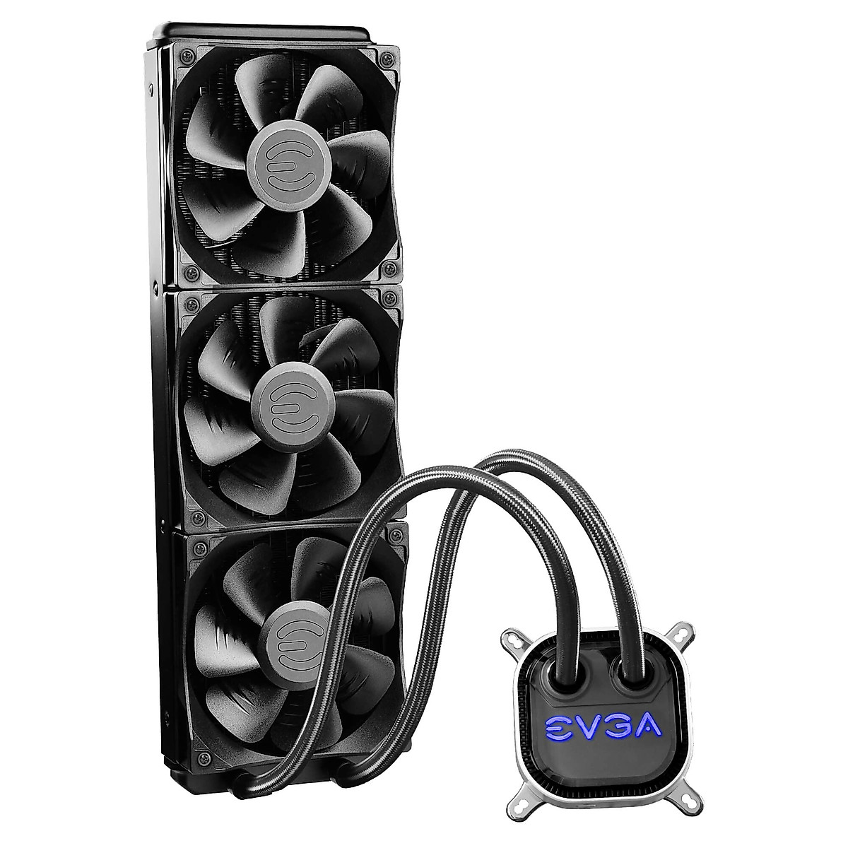 EVGA Clc 360mm All-in-one RGB LED CPU Liquid Cooler, 3X FX12 120mm PWM Fans, Intel, AMD, 5 Yr Warranty, 400-Hy-CL36-V1