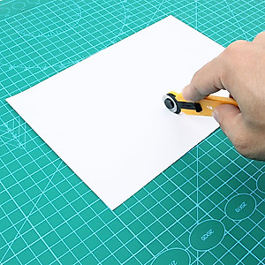 AUTOTOOLHOME 20 Pack 18mm Rotary Cutter Blades Cutting Fabric Paper Quilting Sewing Patchwork Tool