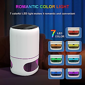 Dehumidifier And Air Purifier Combo，Depulat Small Dehumidifiers For Home Quiet With Auto Shut Off, Dehumidifiers for Bedroom (270 sq. ft), Bathroom, RV, Closet