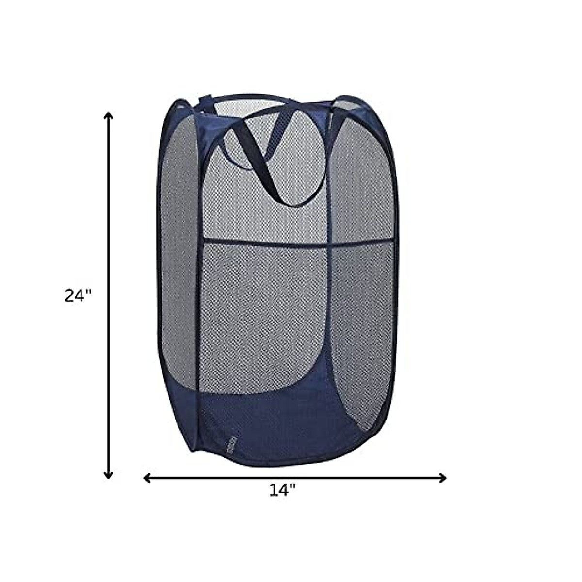 Laundry Pop-up Hamper Dirty Clothes Basket With Carry Handles Durable Fabric Collapsible Design for Clothes
