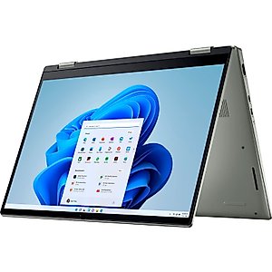 Dell 2023 Inspiron 7000 14" FHD+ IPS Touch 2-in-1 Convertible Laptop 8-Core AMD Ryzen 7 5825U AMD Radeon Graphics 32GB RAM DDR4 2TB NVMe SSD HDMI USB-C WiFi AX Backlit KB Fingerprint Windows 10 Home