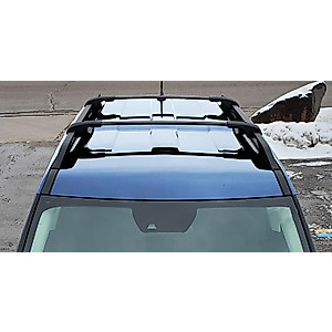 BrightLines Customized Crossbars Roof Racks Compatible with 2021 2022 2023 2024 Ford Bronco Sport Base & Big Bend Models for Kayak Luggage ski Bike Carrier