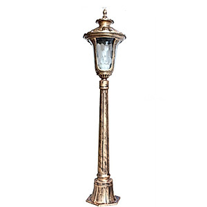 Enlylyog Fashion Simple Retro Home Garden Villa Lamp Outdoor Courtyard Lamp Commercial Hotel Garden Outdoor Lawn Lamp Pedestrian Street Column Head Lamp