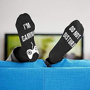 PARIGO Christmas Stocking Stuffers Gifts for Boys - Funny Gaming Socks for Him Novelty Gifts
