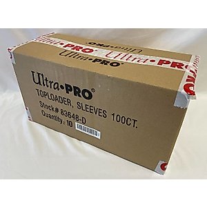 1000 Ultra Pro 3x4" Regular Toploaders & Poly Card Sleeves Holder Case 83648