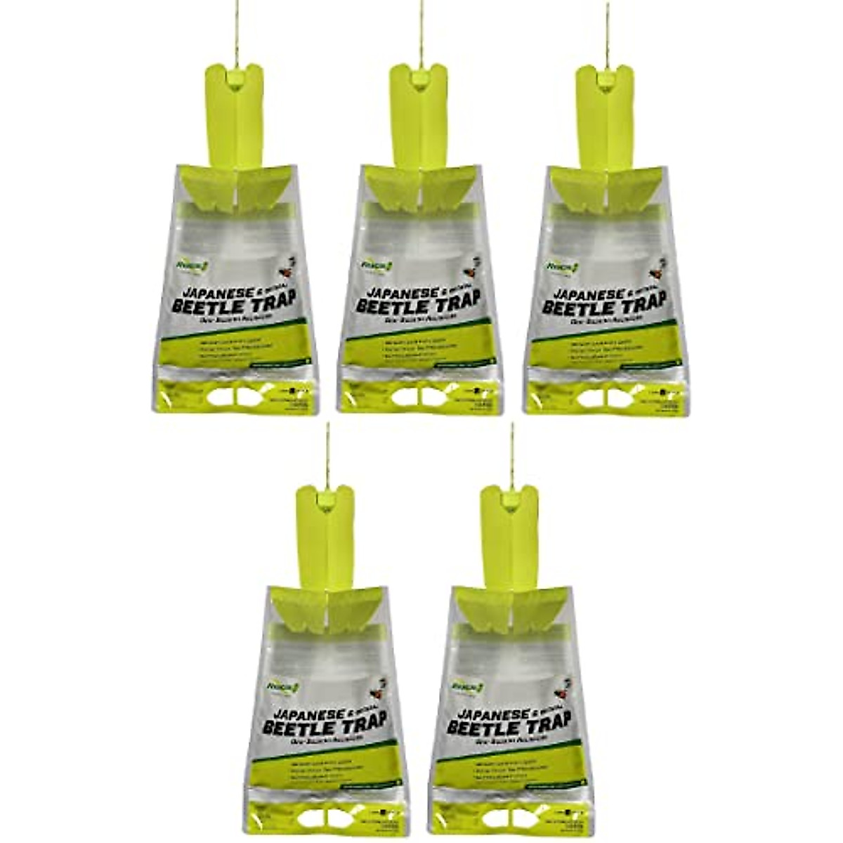 Rescue JBTZ-DB12 One Season Reusable Japanese & Oriental Beetle Traps - Quantity 5