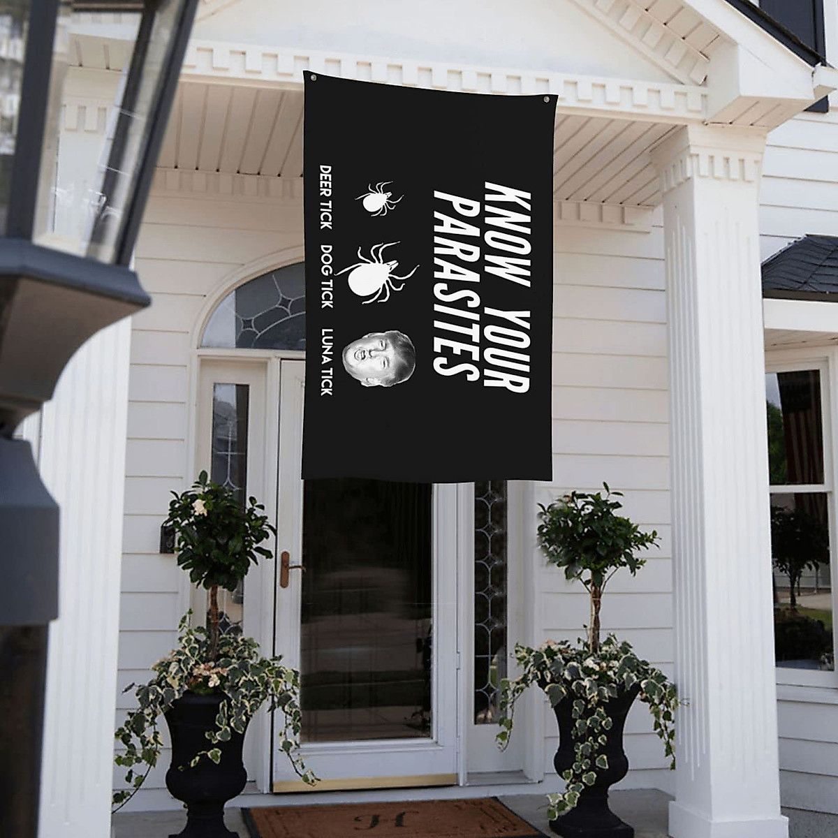 3x5 Anti Trump Flag Fuck Trump Flag For Room Wall Know Your Parasites Flag For Outside No Flag Pole