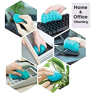 TICARVE Cleaning Gel Car Putty Slime for Detailing Putty Detail Tools Car Interior Cleaner Automotive Cleaning Keyboard Cleaner Blue Rose (2Pack)