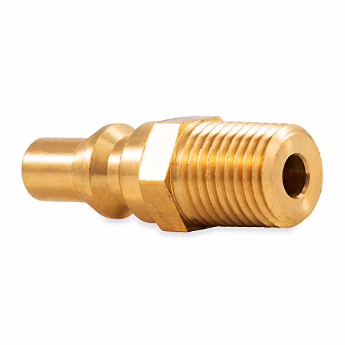 Camco Propane Quick-Connect Fitting- Allows You to Add a Convenient Connect/Disconnect Method to Your Low Pressure Appliances, 1/4" NPT x Full Flow Male Plug (59903)