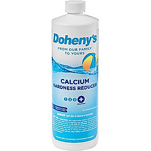 Doheny's Calcium Reducer | Quickly & Safely Reduce Calcium Hardness Levels in Your Pool | Contains Phosphoric Acid Derivatives | Prevent Scaling, Staining & Corrosion | 1 QT