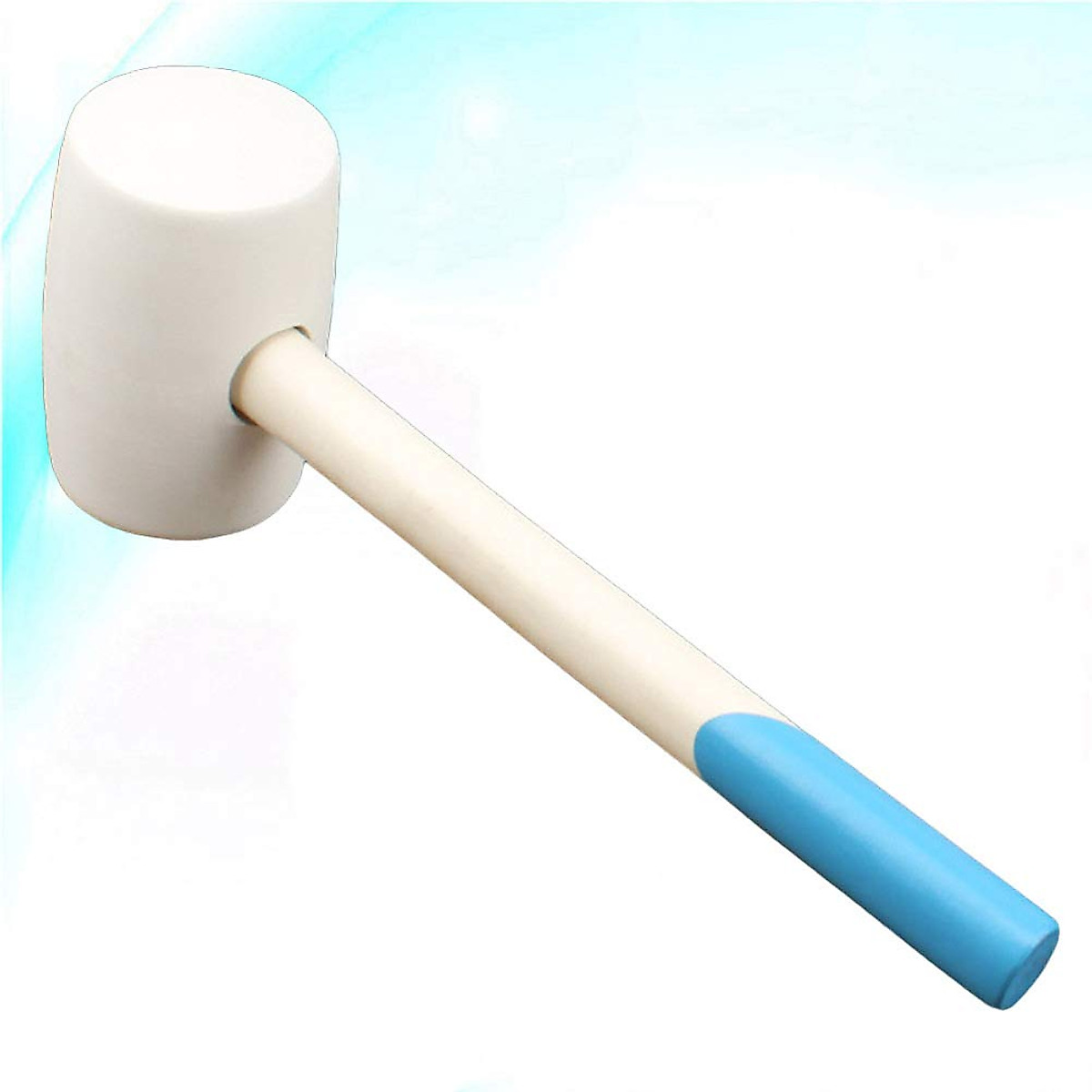 Wooden Handle Rubber Hammer Rubber Mallet Kids Hammer Toys Small Hammer for Child Kids Playing