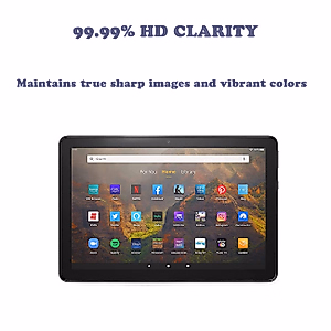 TiKeDa (3 Pack) Designed for All-New Fire HD 10 / Fire HD 10 Plus Tablet 10.1 inch (13th/11th Generation, 2023/2021 Release) Screen Protector, Tempered Glass High Definition Clear Shield