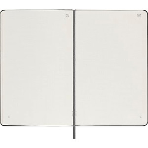 Moleskine Smart Notebook, Large, Plain, Black, Hard Cover (5 x 8.25)
