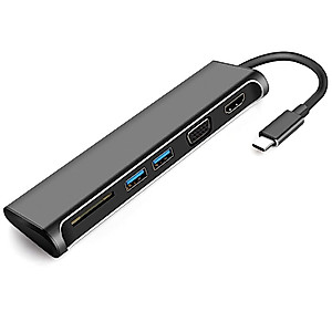 SHYPT Docking Station Expansion Notebook Type-C Docking Station Expands USB Adapter Mobile Phone Converter