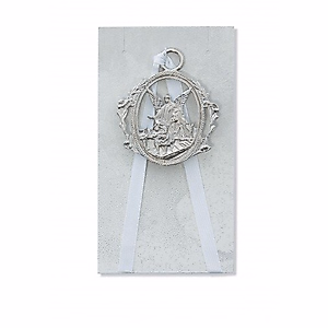 Guardian Angel Crib Medal Whit