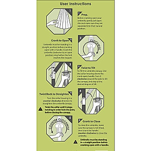 California Umbrella 11' Rd Tahoe Series Aluminum Patio Umbrella, Crank Lift, Collar Tilt, Bronze Finish, Sunbrella Parrot Fabric