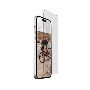 URBAN ARMOR GEAR UAG Designed for iPhone 14 Pro Max Glass Screen Protector Shield 6.7" Premium 9H Strengthened Tempered Glass Anti-Fingerprint Antimicrobial Scratch Resistant Bubble Free Clear