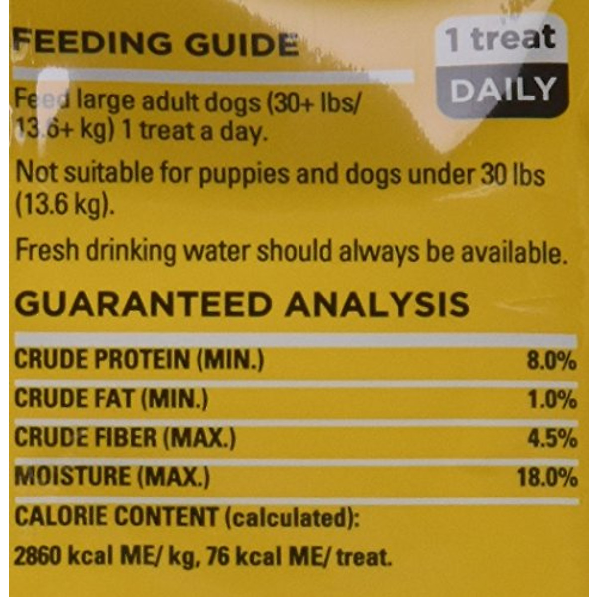 Pedigree Dentastix, Original, Large, 6.07 oz