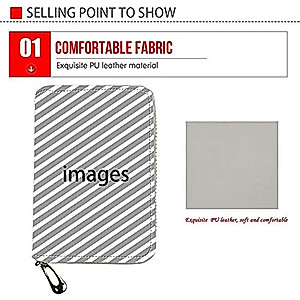 GePrint Customized Credit Card Holder Protector ID Card Window Security Travel Wallet PU Leather Outdoor Shopping Coins Cards Organizer for Women Ladies Holiday Birthday Gifts