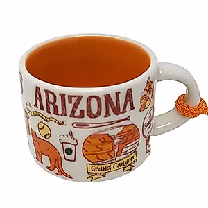 Starbucks Arizona Been There Series Espresso Mug Ornament 2oz Cup