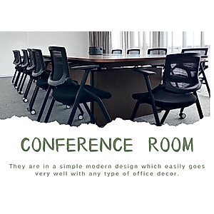 VACYOVKE 20 Pack Folding Chair with 280lb. Capacity Portable Nesting Commercial Seat for School Events Office Picnic Kitchen Conference Waiting Training Room