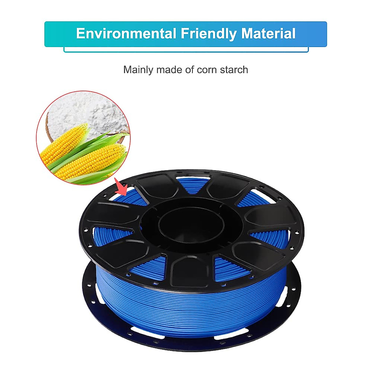 Creality Official 3D Printer PLA Filament 1.75mm 1KG Blue