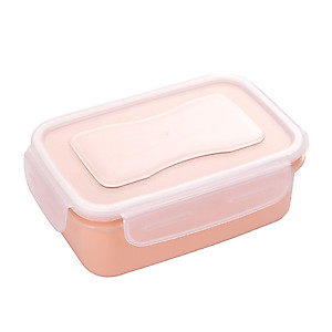 HarmonyBliss Rectangular Airtight Mini Food Storage Container Clear Lid Small Plastic Box Organizer Refrigerator Kitchen Pantry Essentials Compact Portable