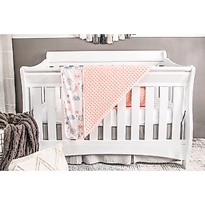 Top Tots Deluxe Minky Baby Blanket - Cloud Bears, 40 x 29 Inch White