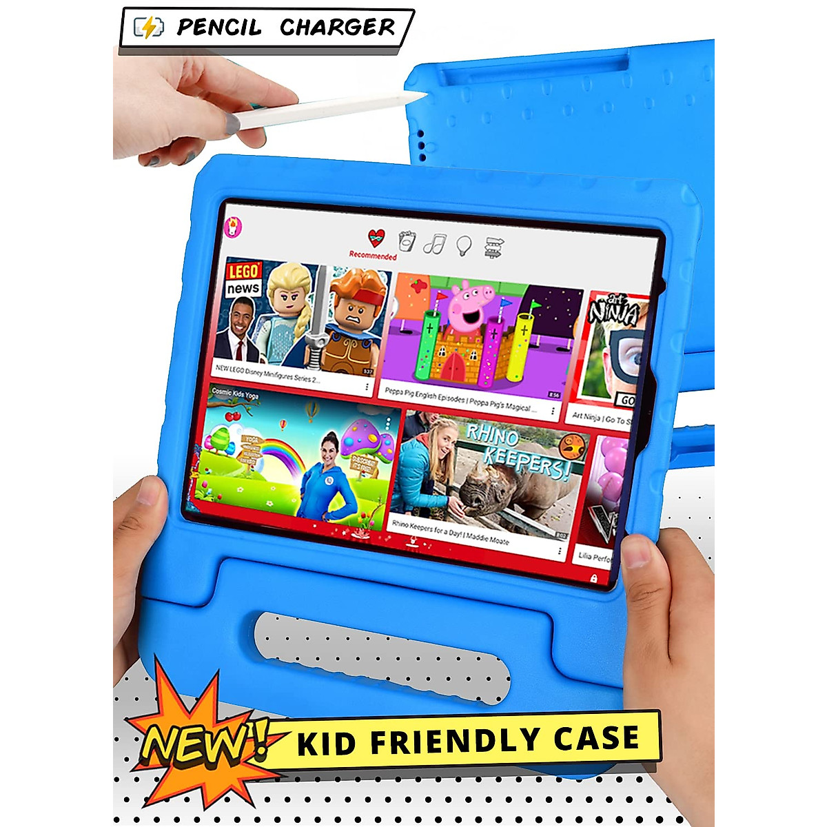 Official Cooper Dynamo iPad Pro 12.9 Case Kids | Child Proof Case | iPad Pro 12.9 Case 5th Generation, 6th Gen Apple iPad Pro 12.9 Case 2022, iPad Pro 12.9 Case 3rd Generation/4th, iPad 12.9 Pro Case