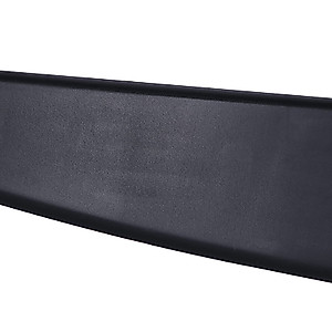 KARPAL Tailgate Spoiler Top Protector Cover Molding Cap Compatible with 2009-2018 Dodge Ram 1500 2010-2018 2500 3500 TO1904100 ABS Black