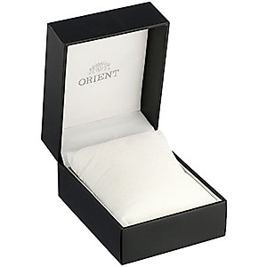 Orient Men's '2nd Gen. Bambino Ver. 3' Japanese Automatic Stainless Steel and Leather Dress Watch, Color:Brown (Model: FAC0000EW0)