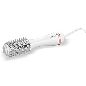 Cortex Beauty 2" Volumizing Blowout Brush – Professional Hot Brush with 1000W Drying Power, Oval Barrel, 360° Airflow, Multiple Heat Settings for Lift & Shine (Rose White Gold)